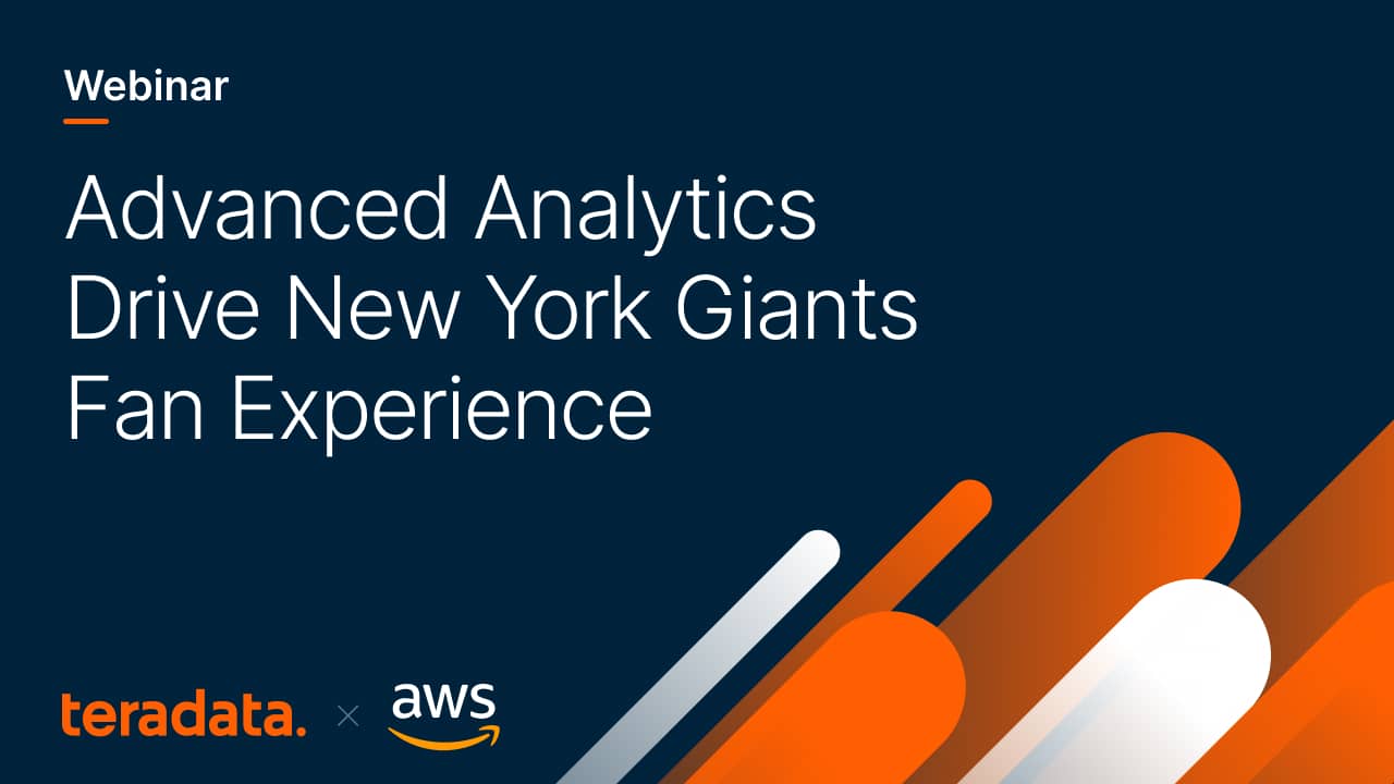 Advanced Analytics Drive New York Giants Fan Experience | Teradata