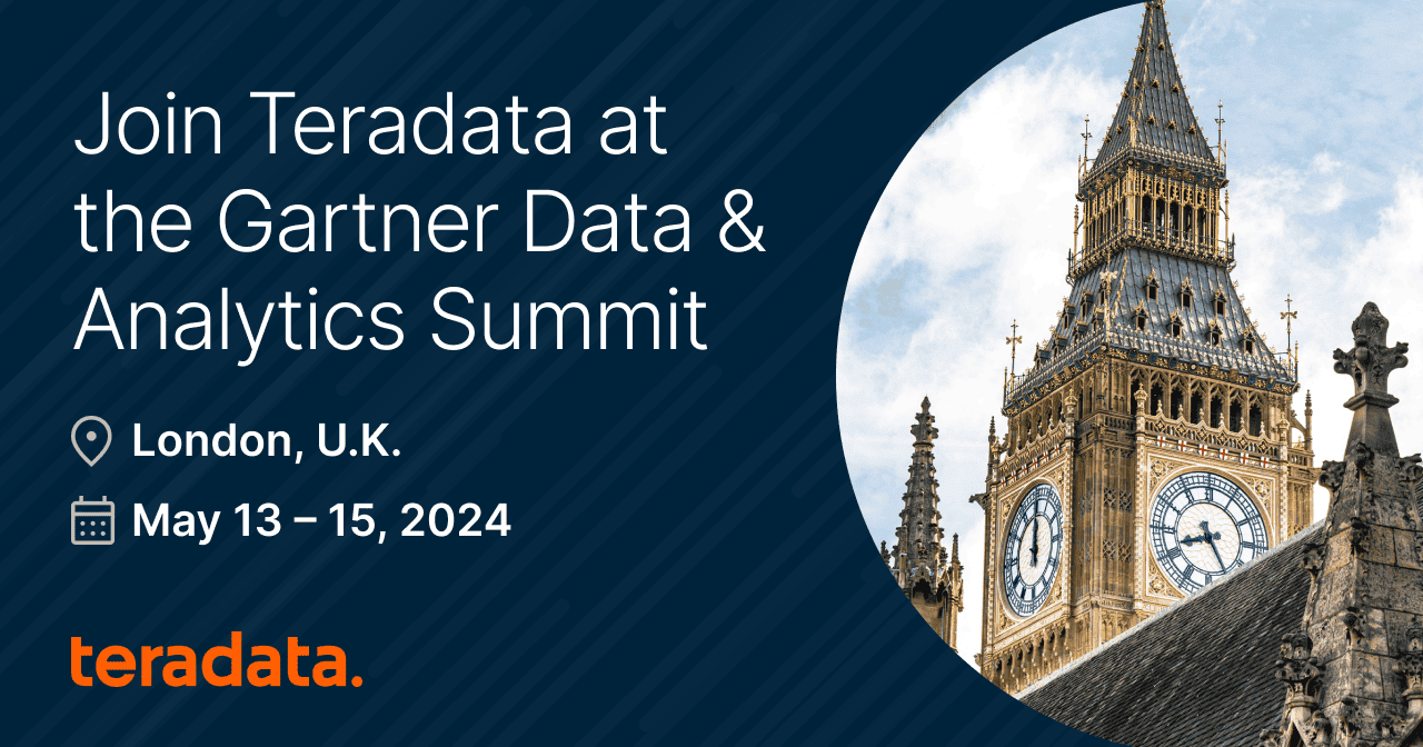Gartner Data & Analytics Summit 2024 – London, U.K. | Teradata