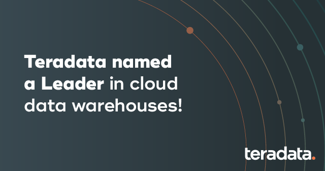 Teradata Named a Leader in Cloud Data Warehouse by Ind. Firm