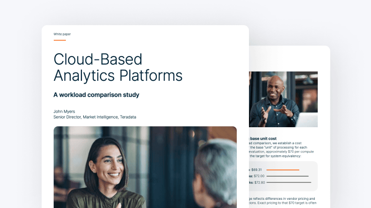 Cloud Analytics Platforms: Workload Comparison | Teradata