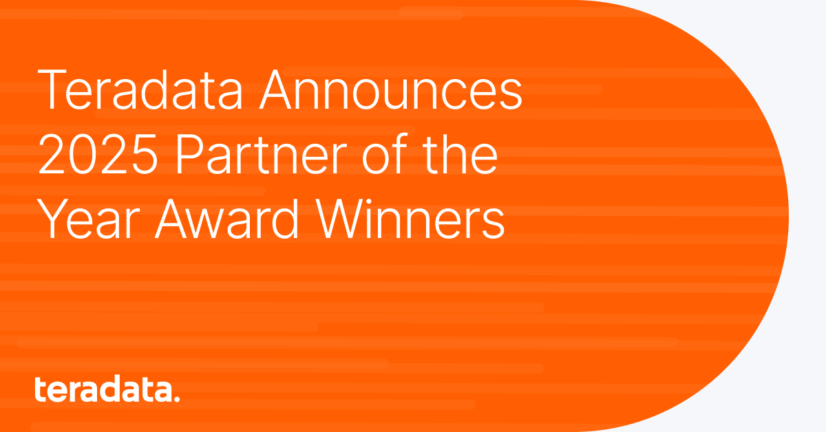 2025 Partner of the Year Award Winners | Teradata
