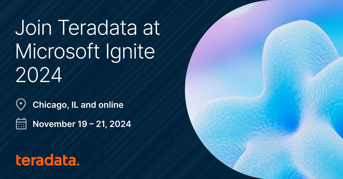 Microsoft Ignite 2024 | Teradata