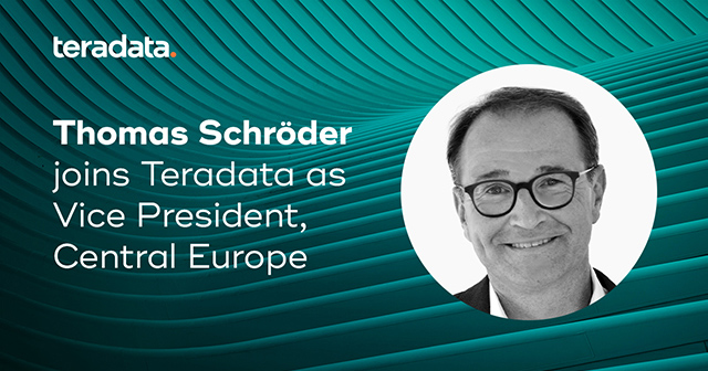 Teradata Appoints Thomas Schröder as VP | Central Europe