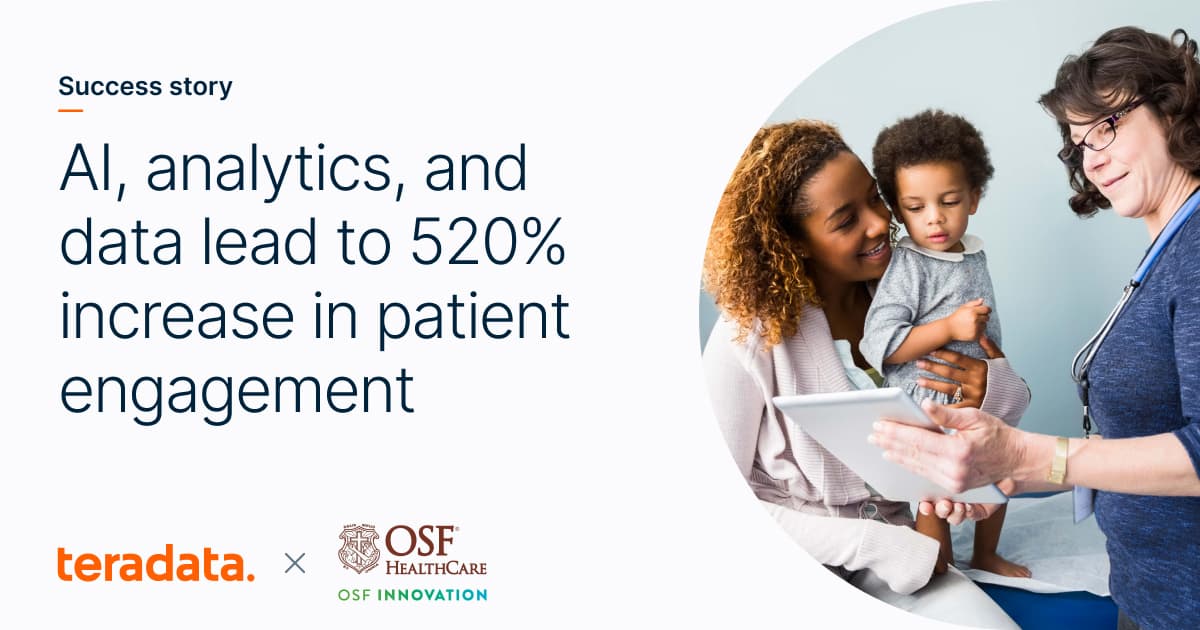 Improving AI and Digital Care Models With ClearScape Analytics | Teradata